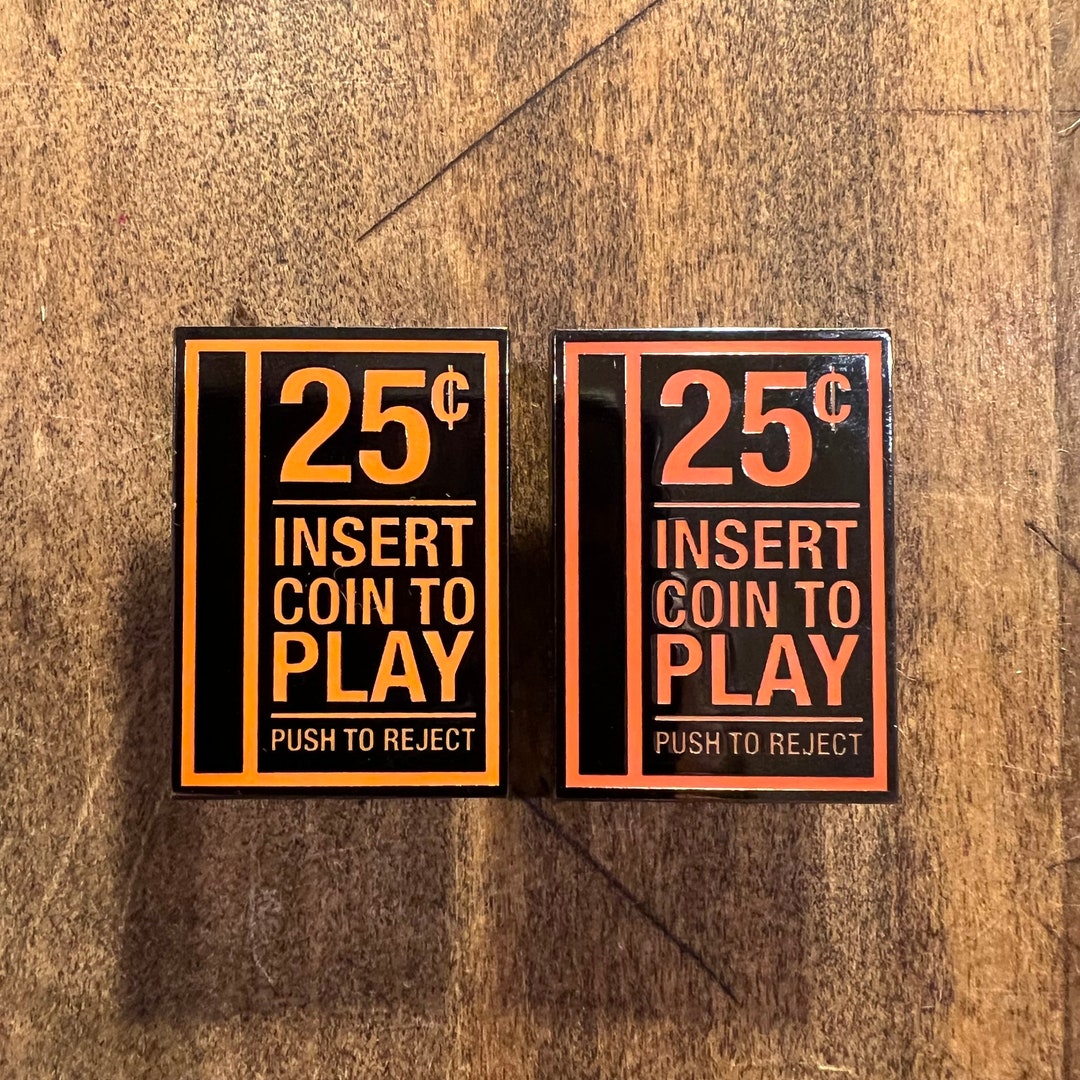 Insert Coin Arcade Pins - Etsy
