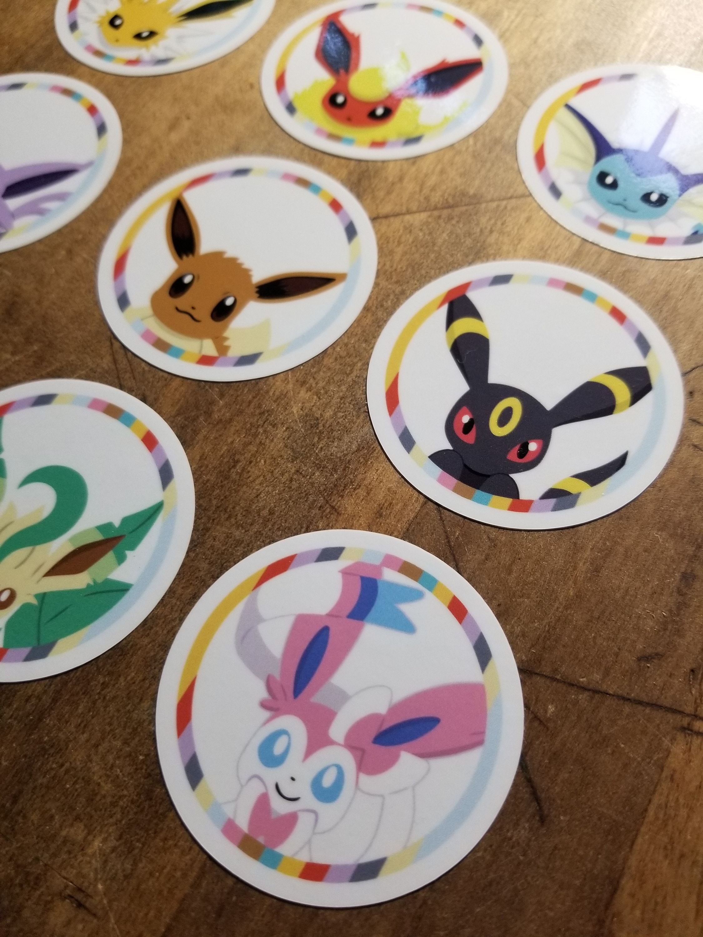 EEVEE Evolution Stickers | Etsy