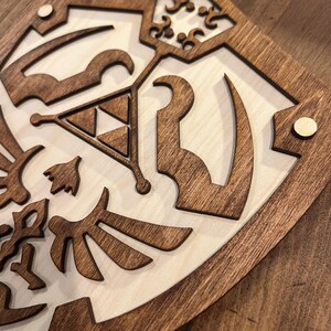 Hylian Shield Wood Cut - Etsy