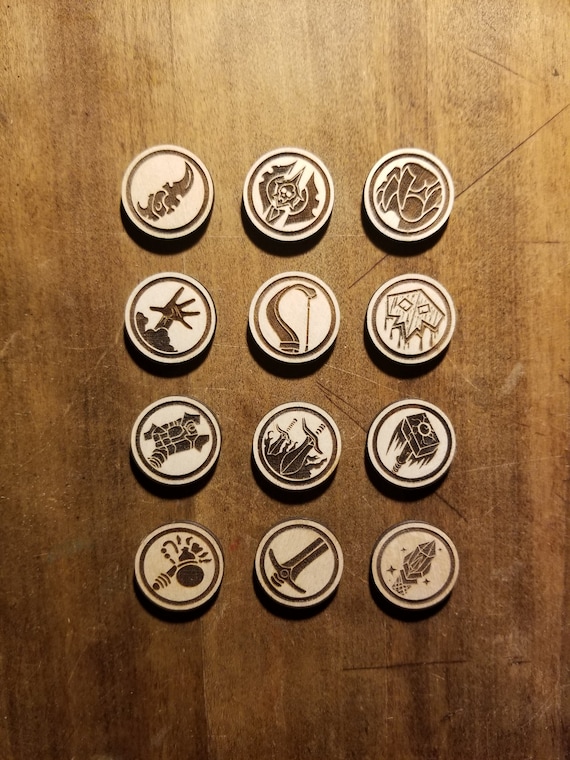 Wow Class Wooden Pins circle - Etsy