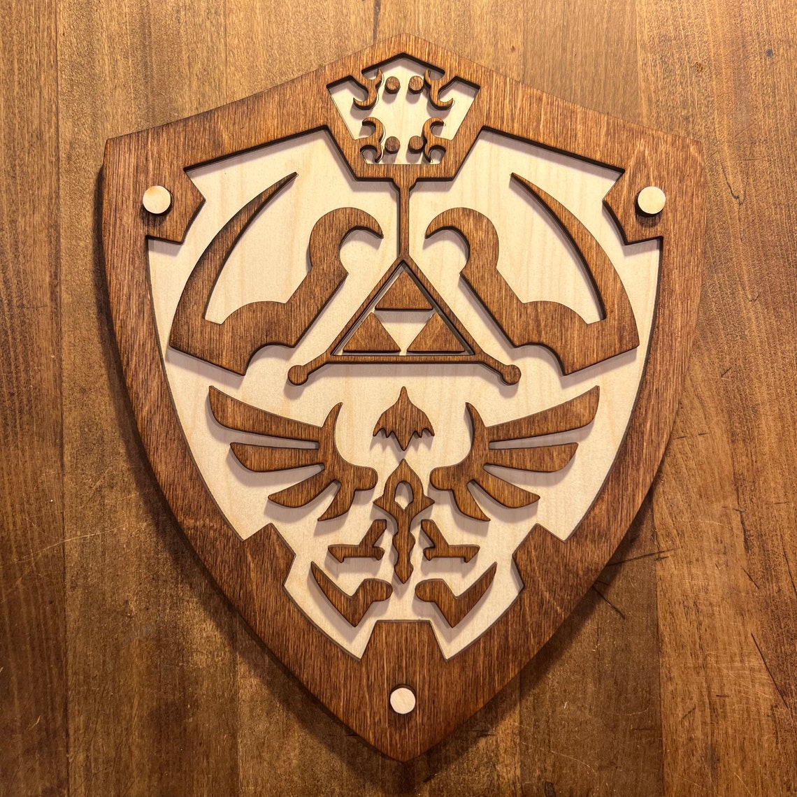 Hylian Shield Wood Cut - Etsy