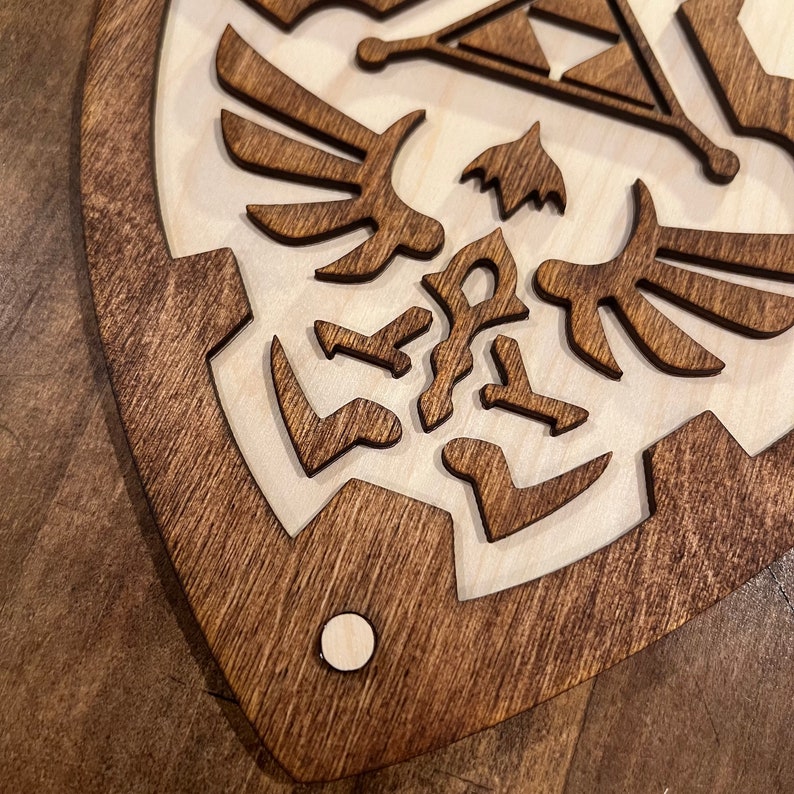 Hylian Shield Wood Cut - Etsy