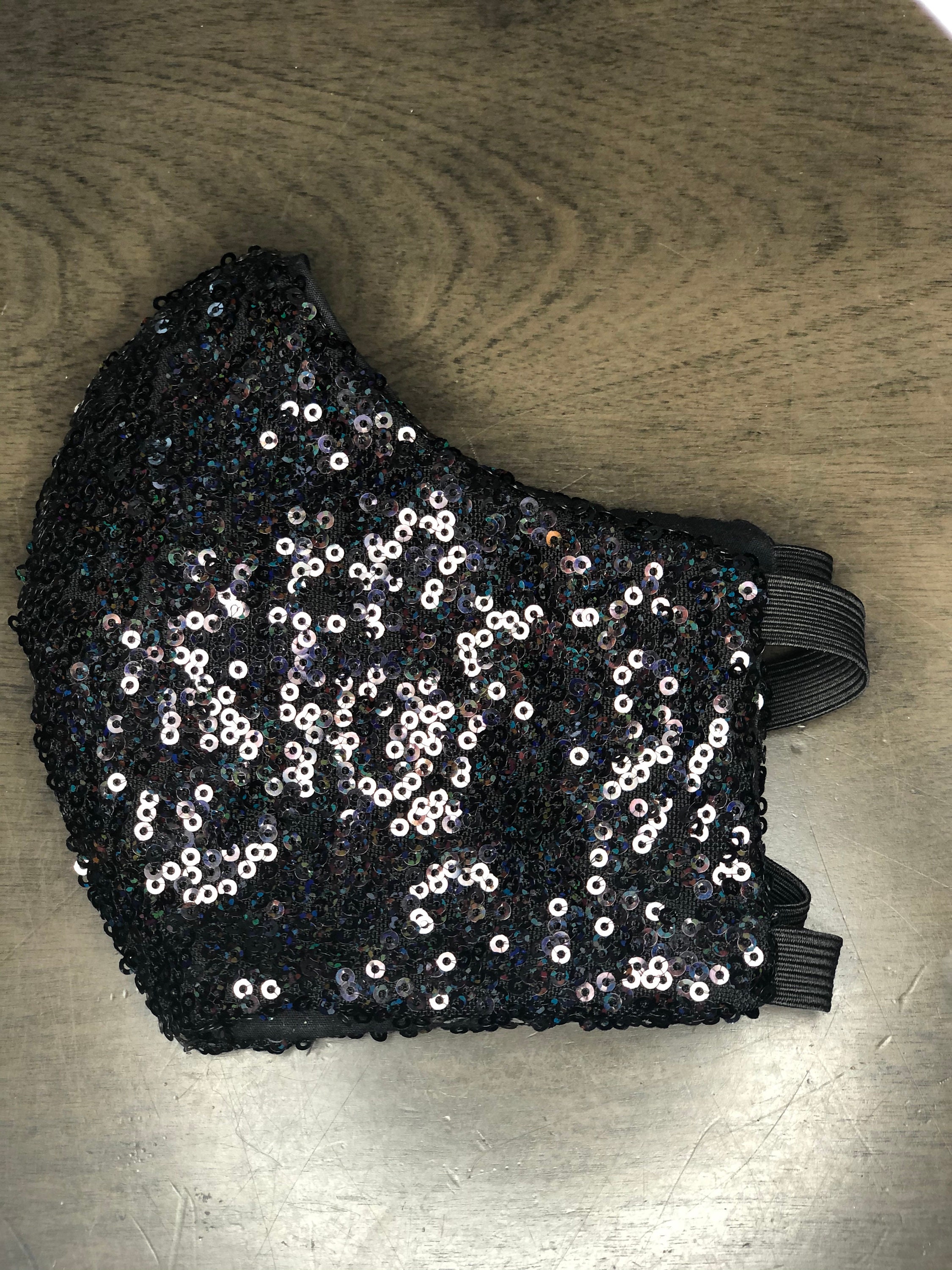 Sequin Sparkle Face Mask, Bridal Face Mask, Perfect for Special ...