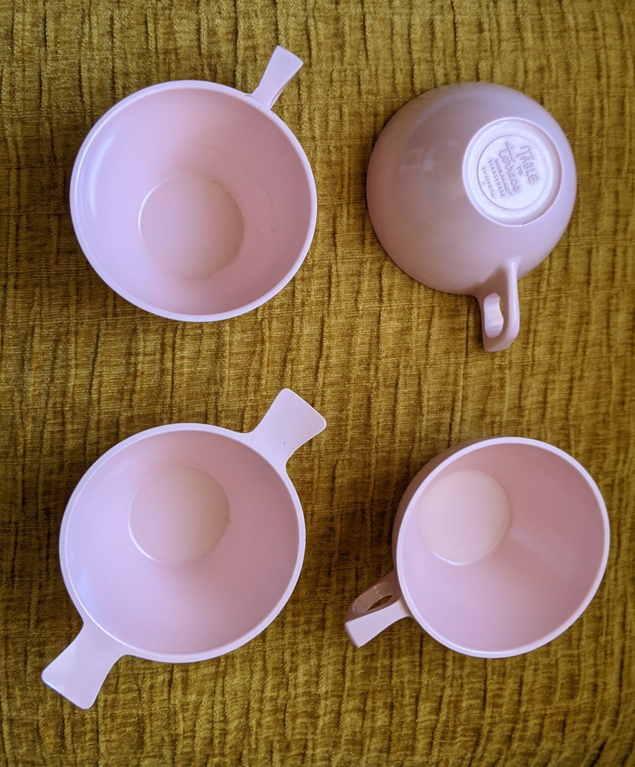 Vintage Melmac Pink Tea Set - Etsy