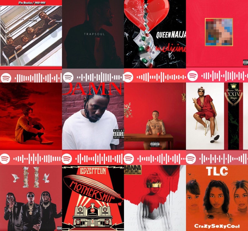 PERSONALIZED SPOTIFY Wall Collage Kit 50/85 Pcs VSCO | Etsy