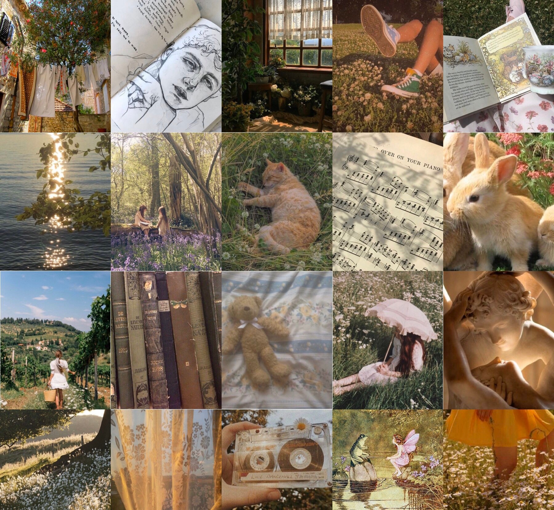 COTTAGECORE Wall Collage Kit 50/85/125/165/200 PCS VSCO - Etsy Canada