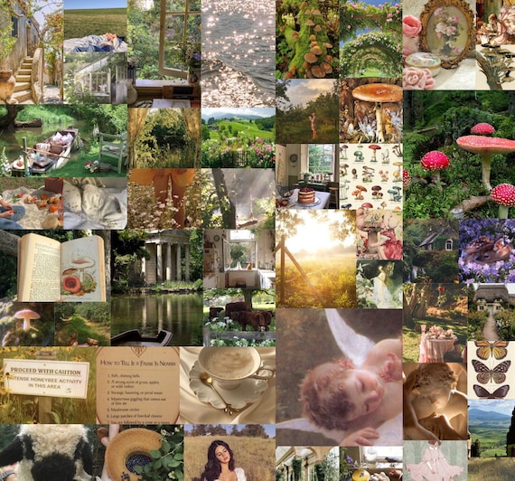 Cottagecore Aesthetic Wall Collage Kit Cottage Core Wall Canada