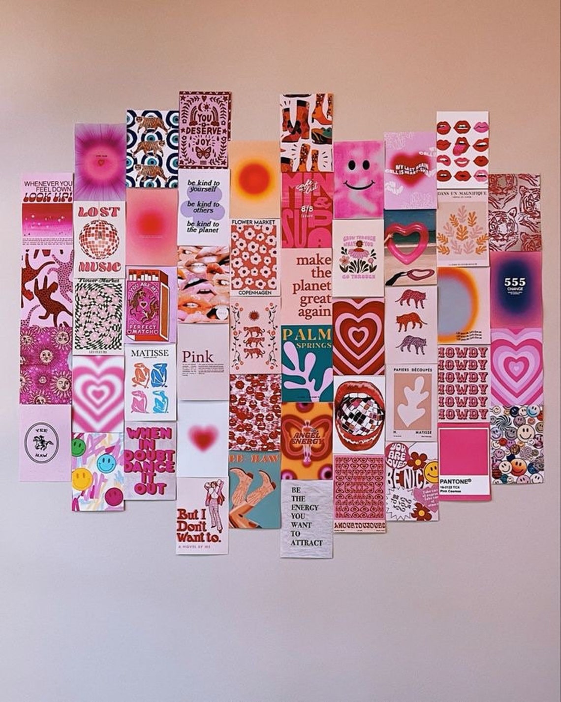 PREPPY Wall Collage Kit 50/85/125/165/200 Pcs Trendy - Etsy