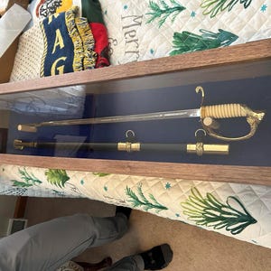 Naval Officer Sword Display Case - Etsy