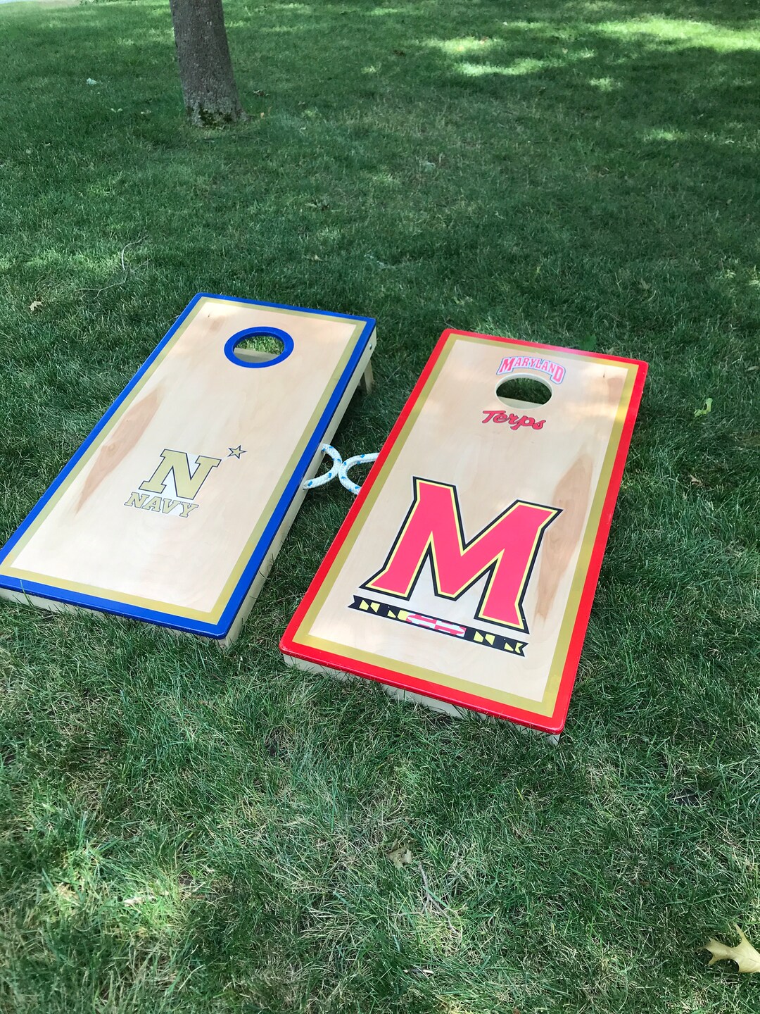 NCAA Cornhole Boards - Etsy