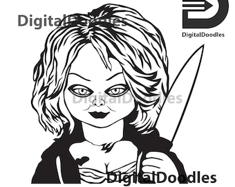 Bride Of Chucky Tiffany Coloring Pages