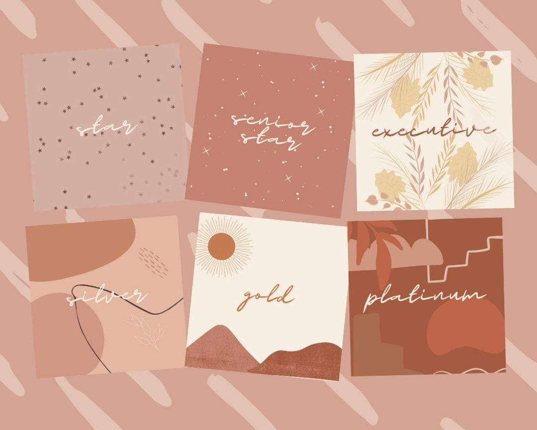 Set of 6 Rank Boho Roller Labels Rank Rollers 10ml Roller - Etsy