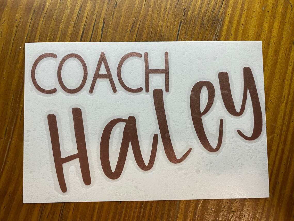 Custom••coach Decals-rose Gold. - Etsy