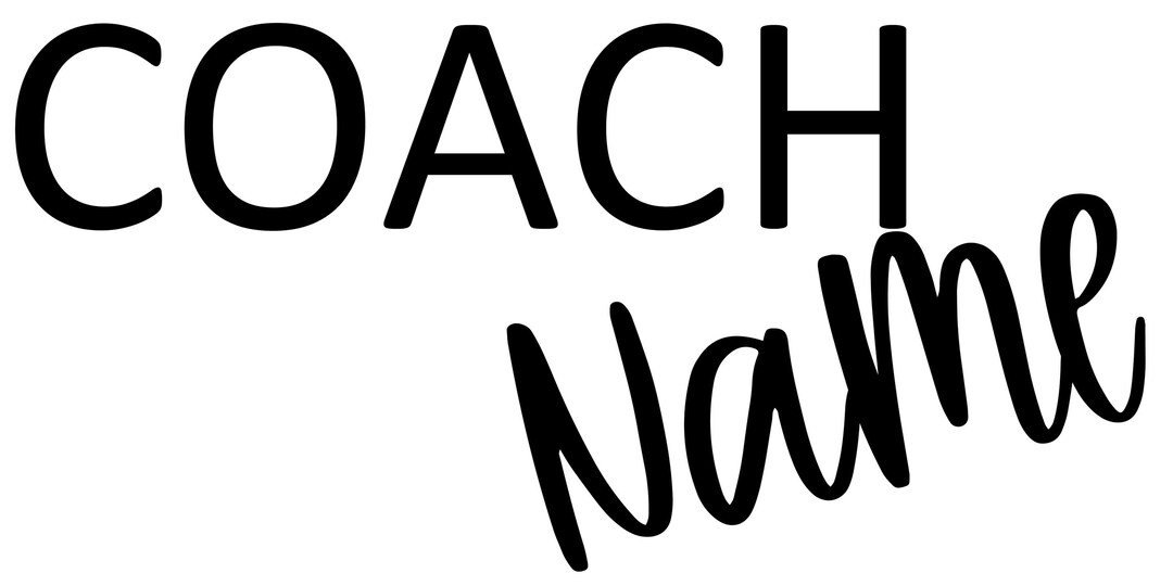 Custom••coach Decals-rose Gold. - Etsy