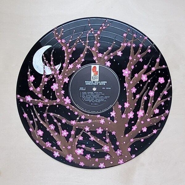 Painted Record - Etsy