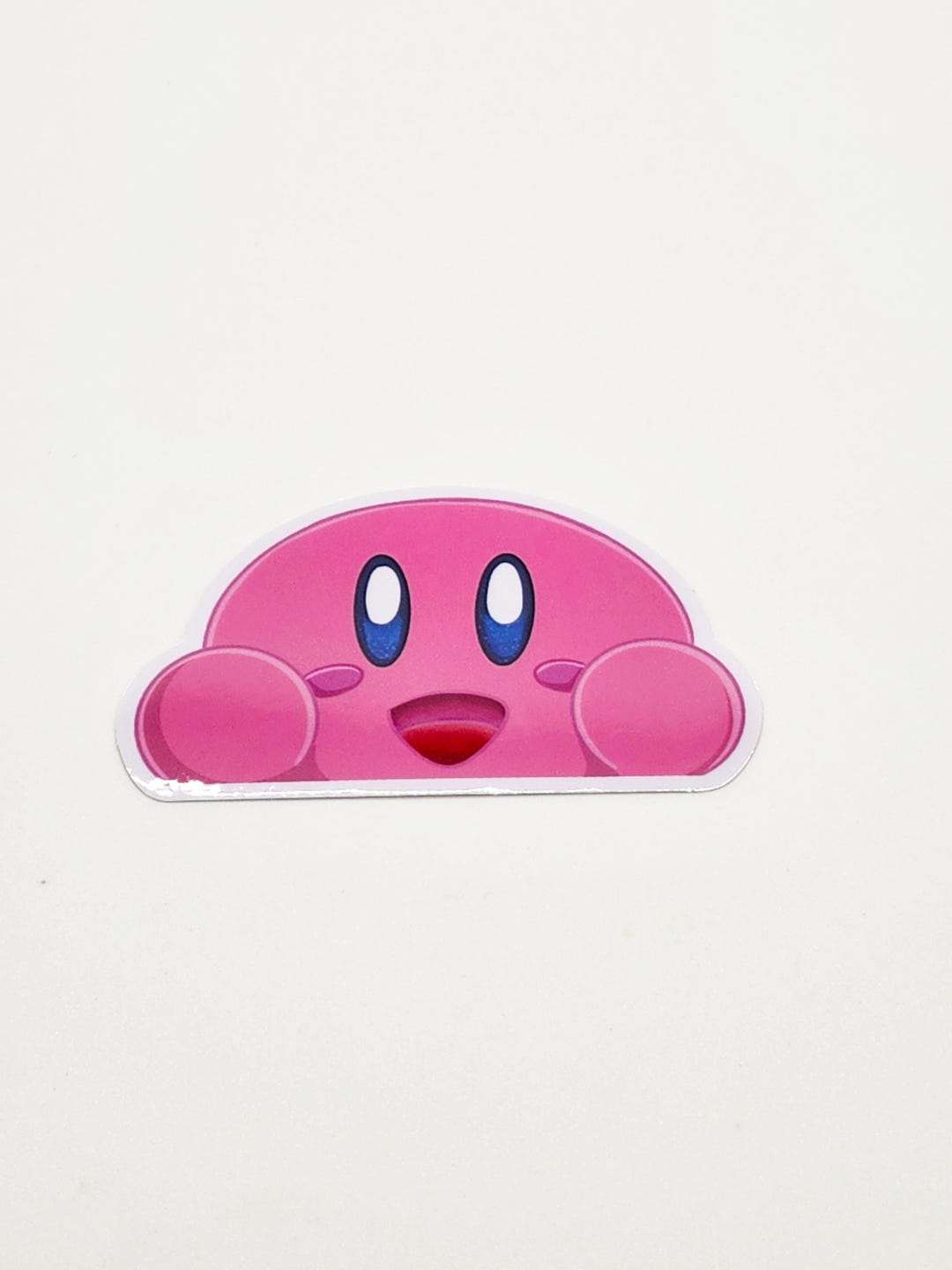 Kirby Peeker Sticker - Etsy