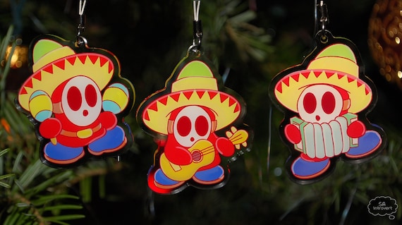Mariachi Shy Guy Amigos Keychain/ornament - Etsy