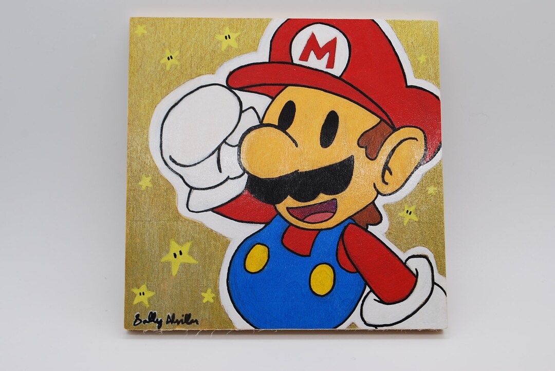 Paper Mario Painting Wall Panel - Etsy