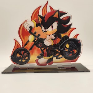 Shadow the Hedgehog Bike Standee - Etsy