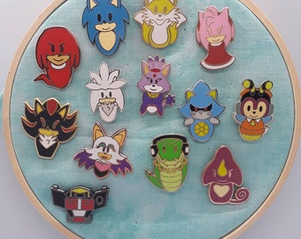 Sonic Enamel Pins - Etsy