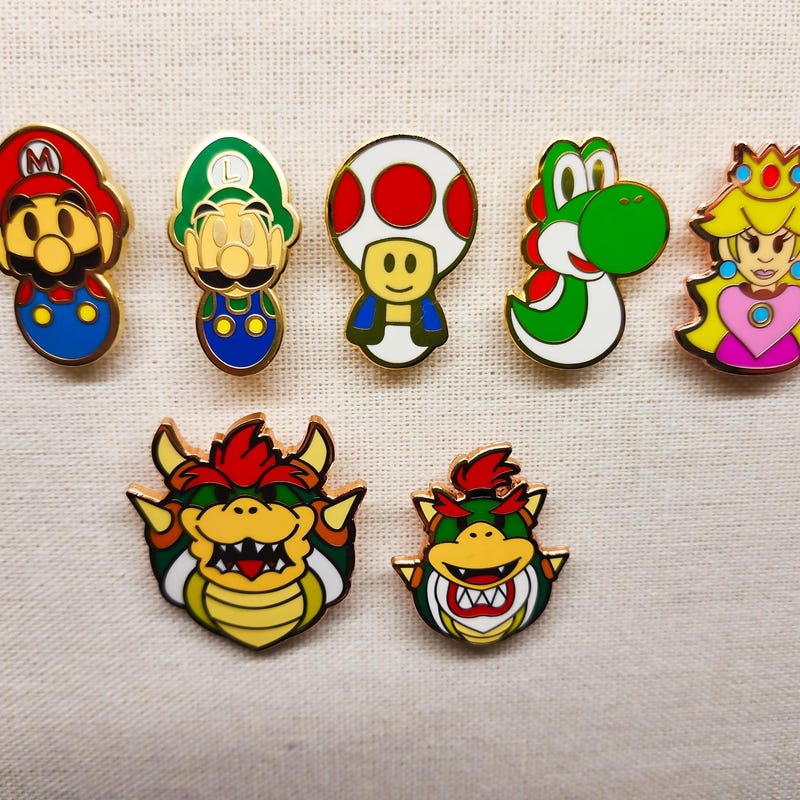 Super Mario Pins - Etsy