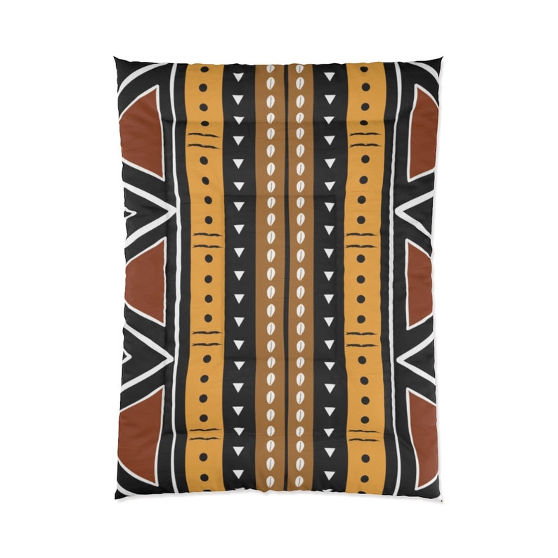Tribal Inspired Comforter Bedroom Decor Afrocentric Home - Etsy