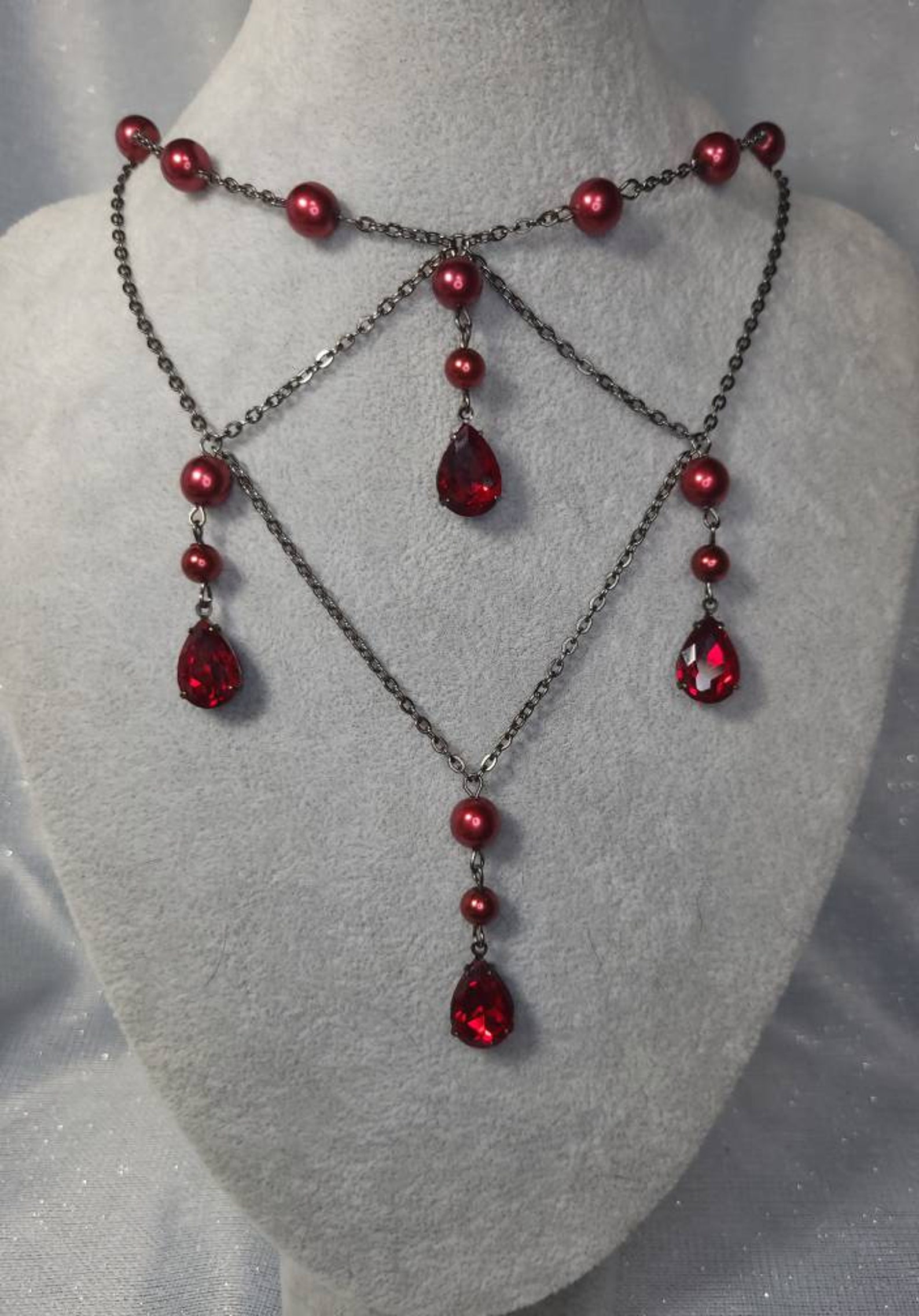 Gothic Necklace, Gothic Wedding, Gothic Victorian, Victorian Jewelry ...