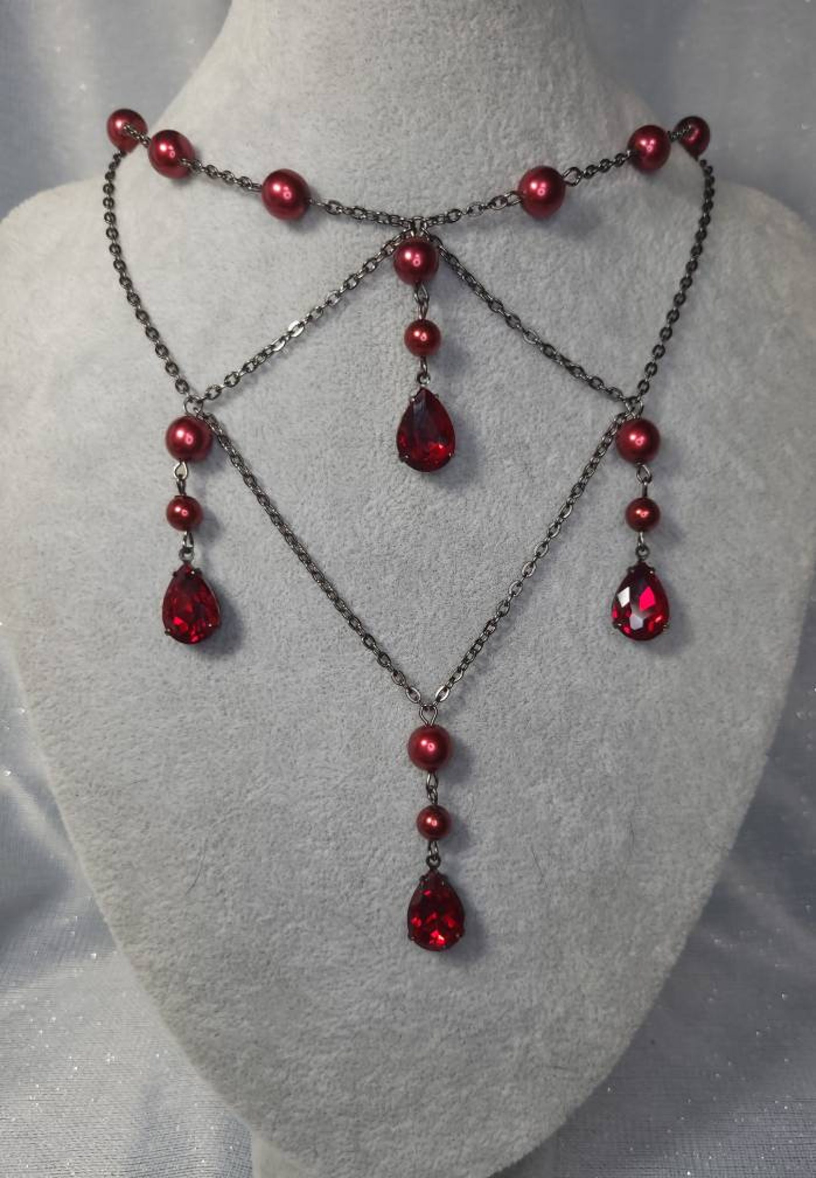 Gothic Necklace, Gothic Wedding, Gothic Victorian, Victorian Jewelry ...