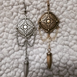 Shieldmaiden Earrings, Viking Earrings, Pagan Jewelry, Shield and ...