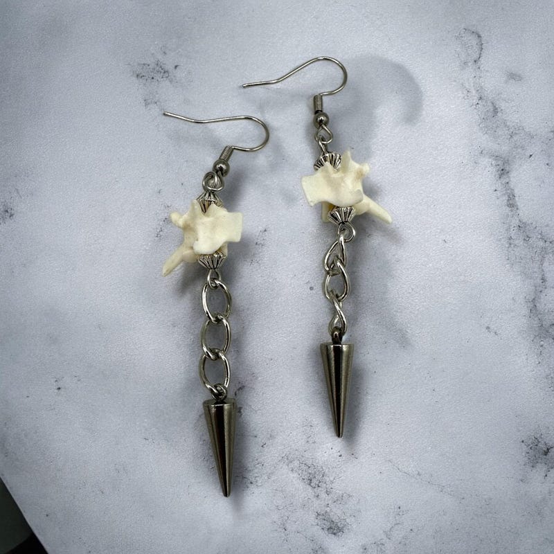 Bone Earrings - Etsy