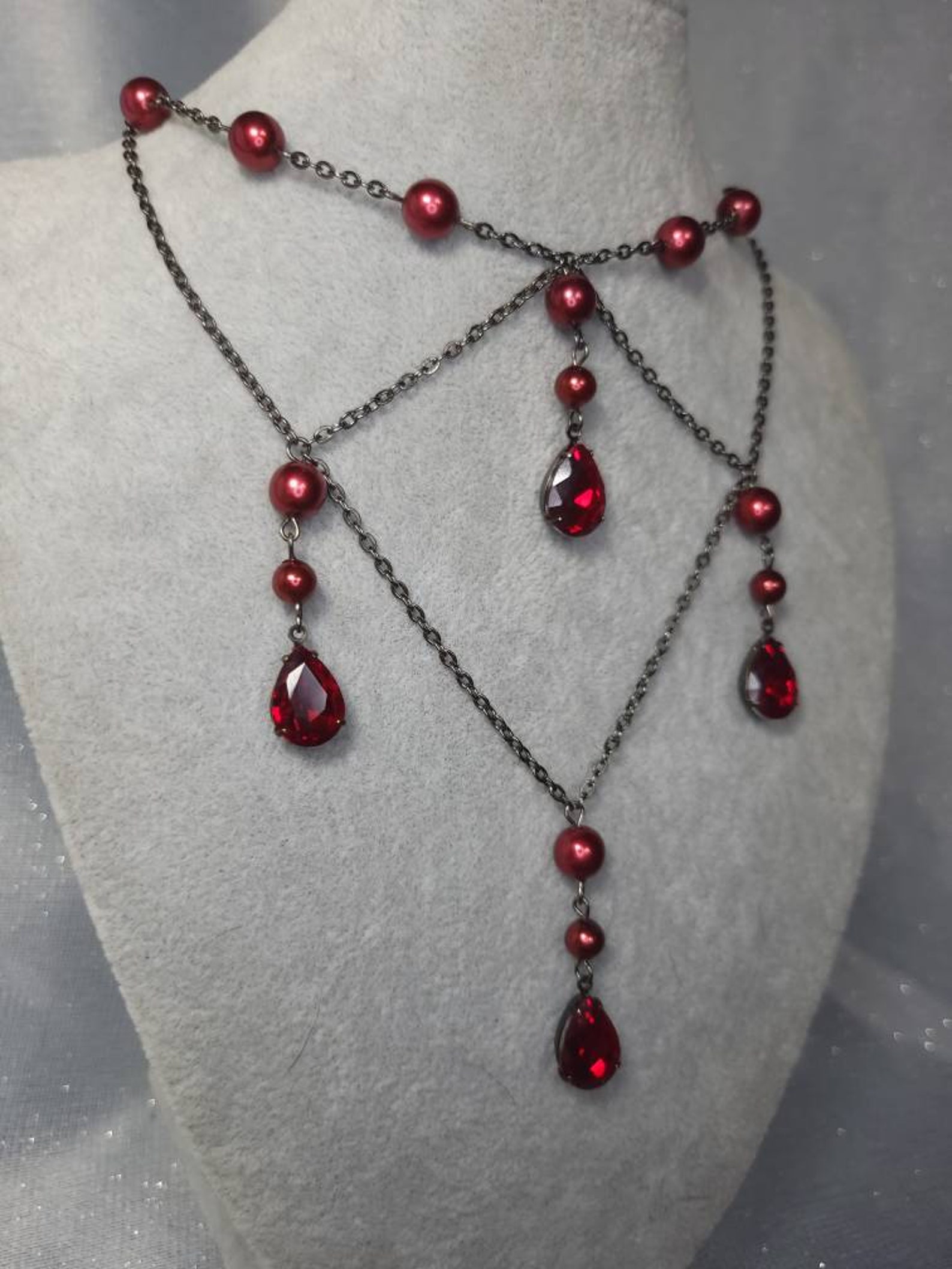 Gothic Necklace, Gothic Wedding, Gothic Victorian, Victorian Jewelry ...