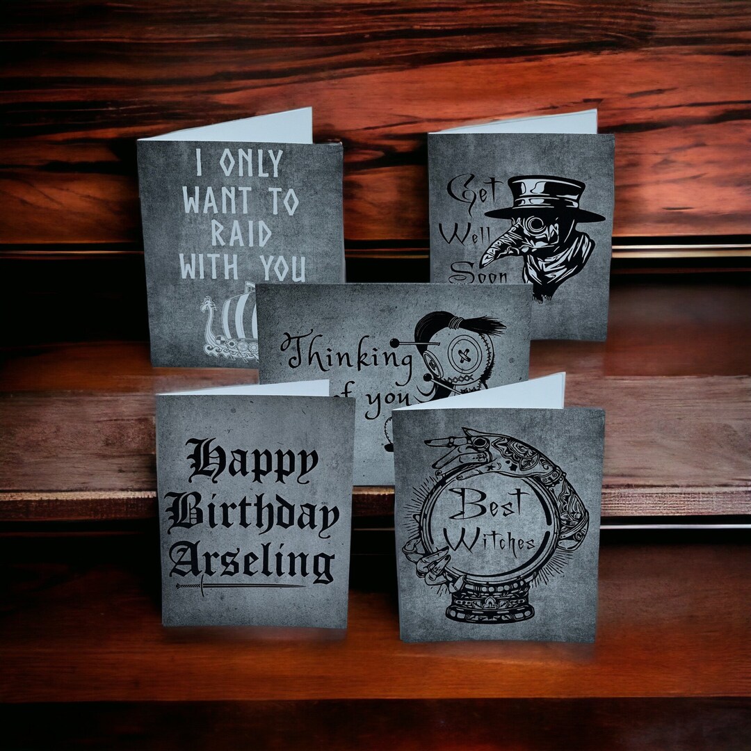 Viking Witch Voodoo Greeting Cards: Get Well, Birthday - Etsy