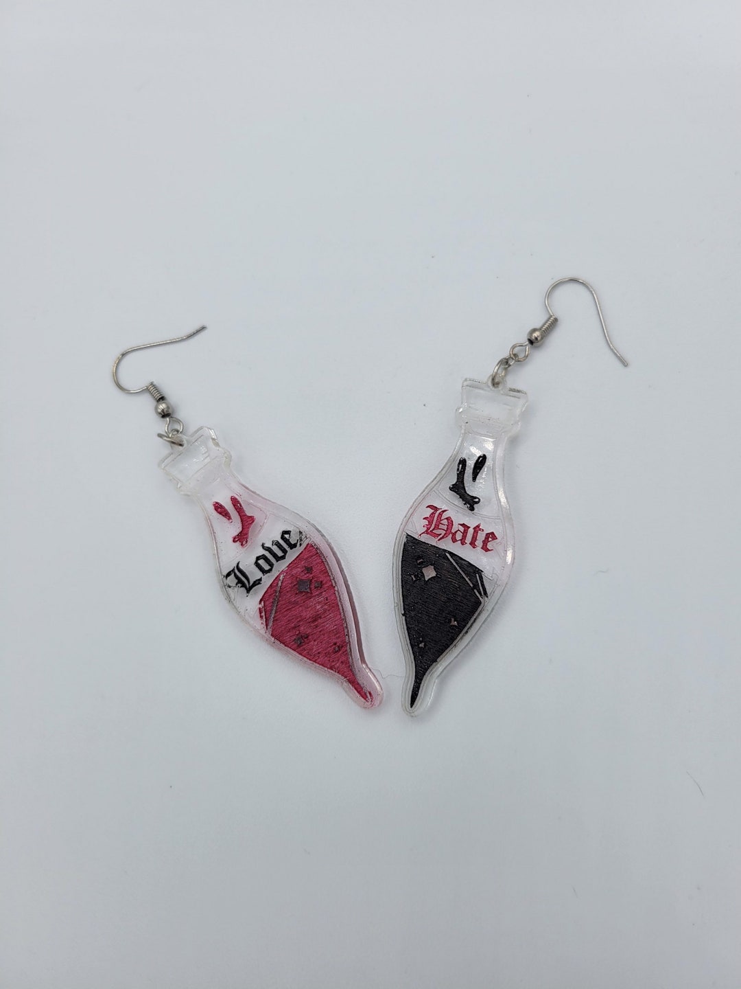 Love and Hate Potions Love Potion Hate Potion Witchy - Etsy