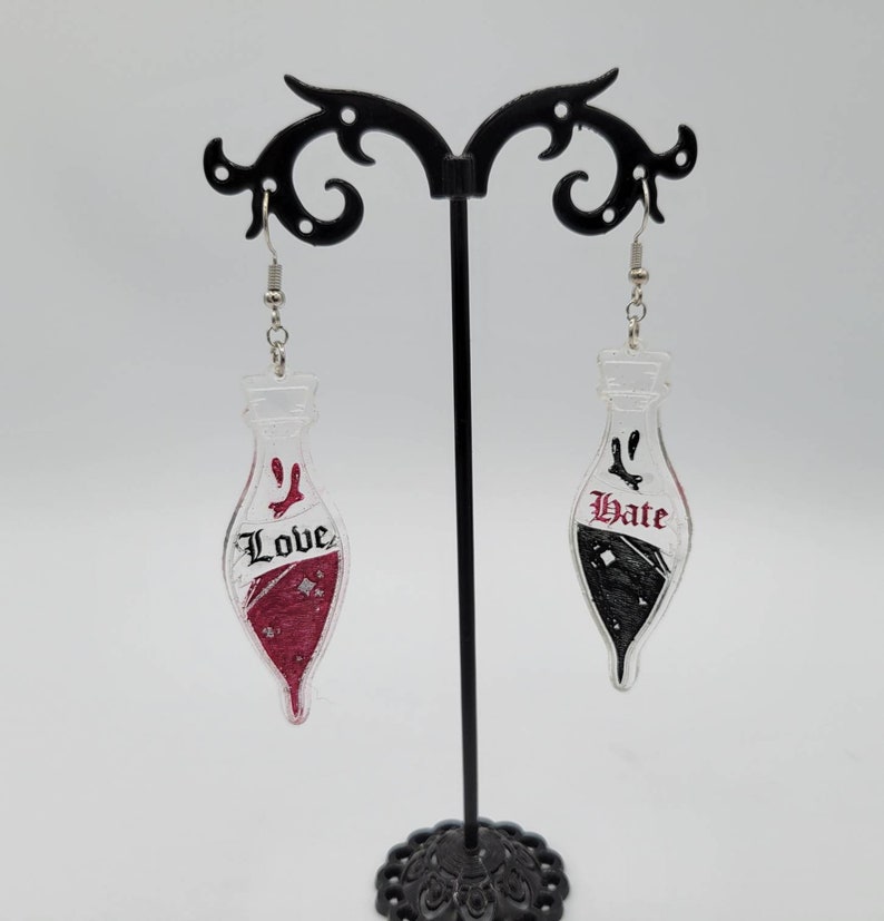 Love and Hate Potions Love Potion Hate Potion Witchy - Etsy