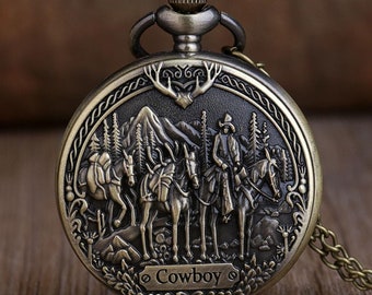 Pocket Watch Bronze - Etsy