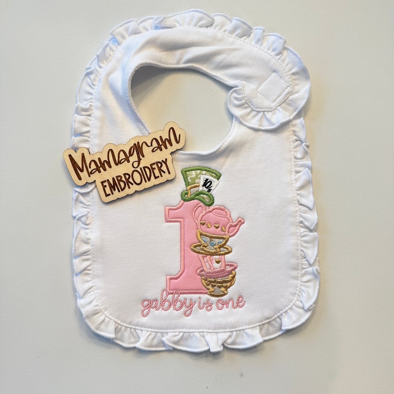 First Birthday Bib Girl - Etsy