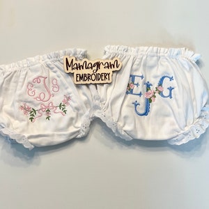 Monogrammed Custom Bloomers - Etsy