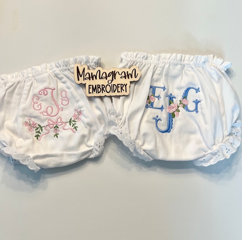 Monogrammed Custom Bloomers - Etsy