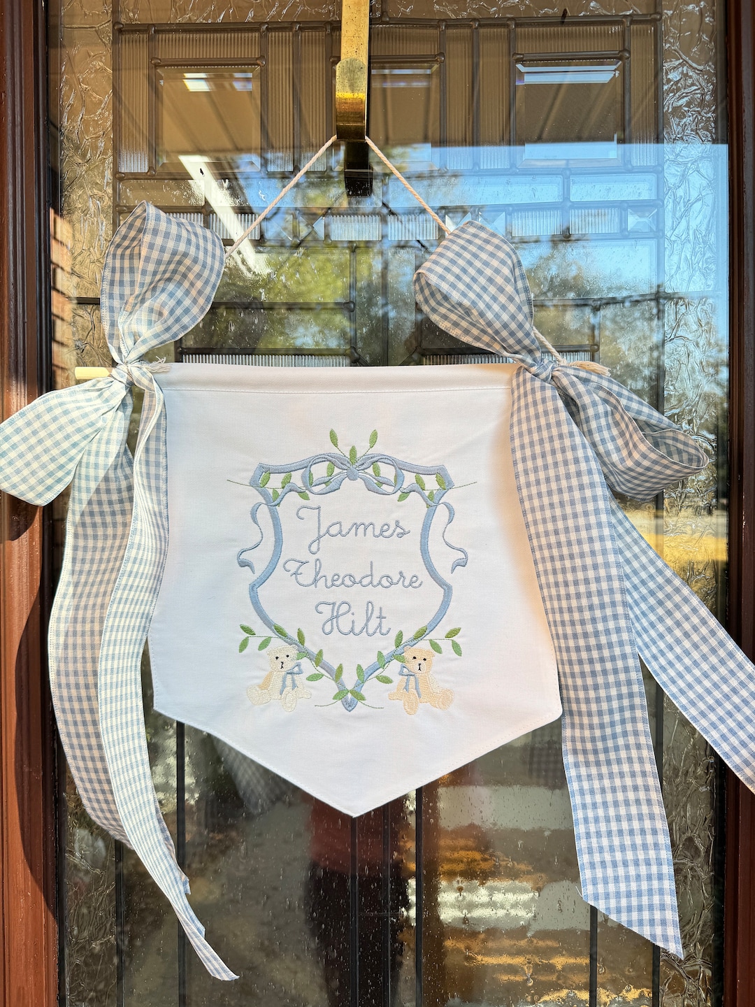 Custom Corners Welcome Baby Banner - Etsy