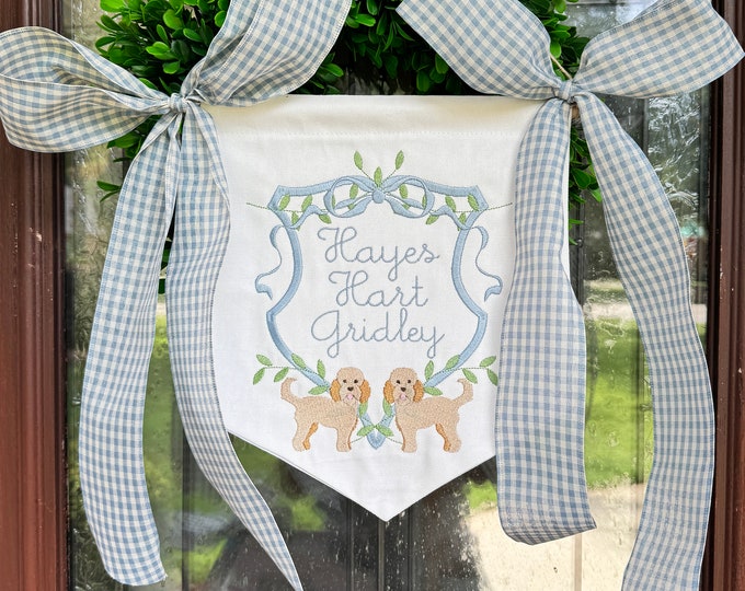 Custom Corners Welcome Baby Banner - DOGS - Etsy