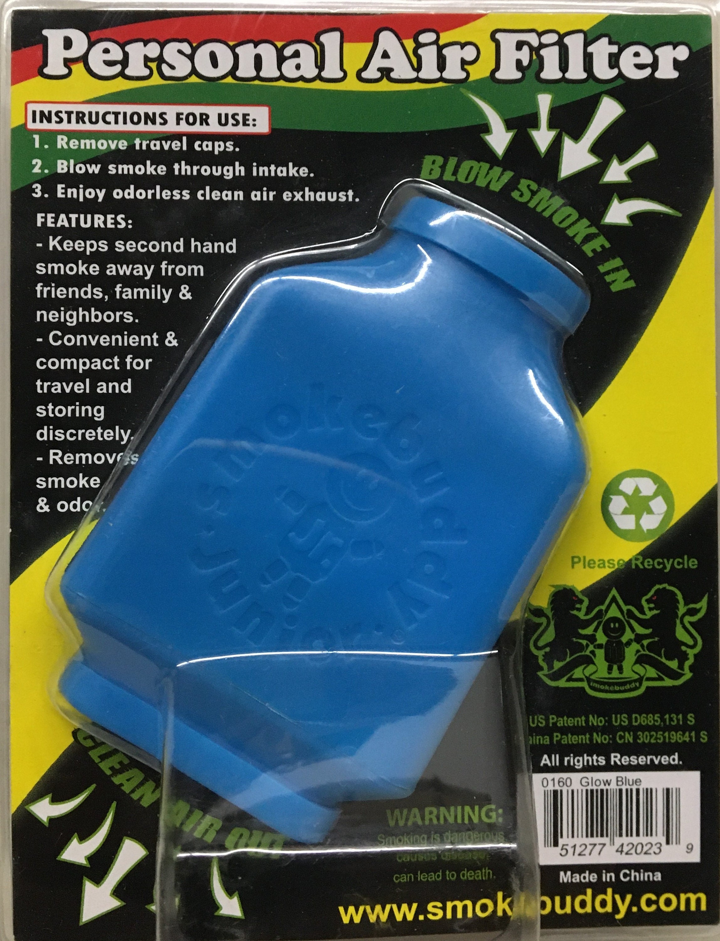 Smokebuddy Personal Air Filter for Smokers and Stoners Original - Etsy