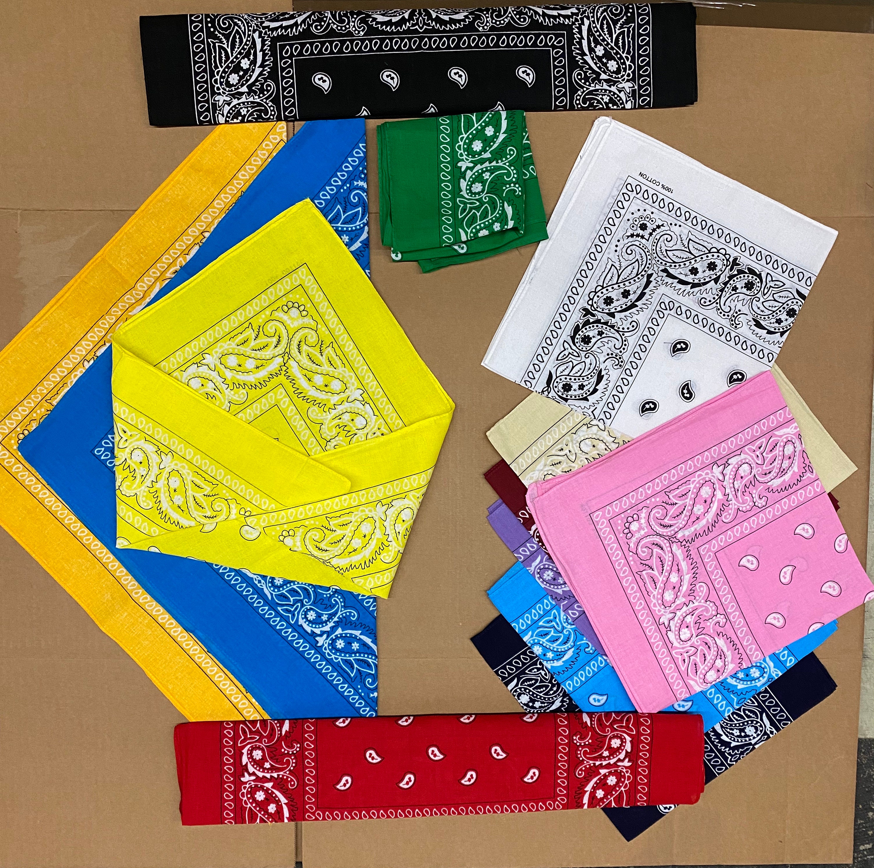 Bandana Headband Scarf Face Cover Wrist Wear Cotton 100% - Etsy.de