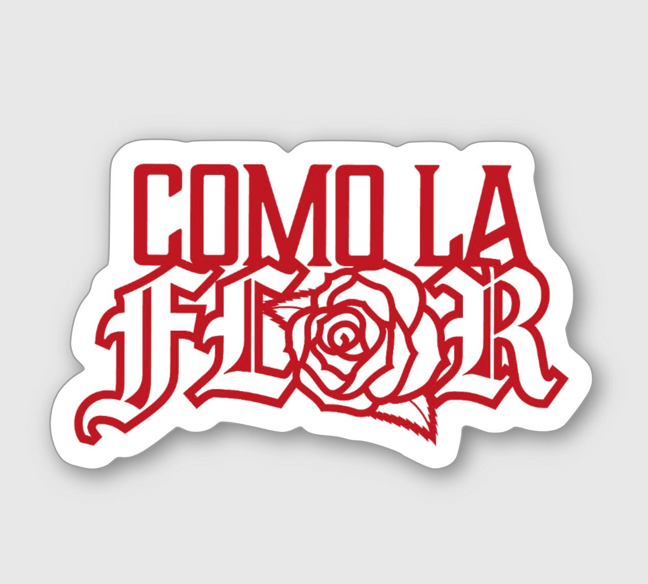 Como La Flor Sticker - Etsy
