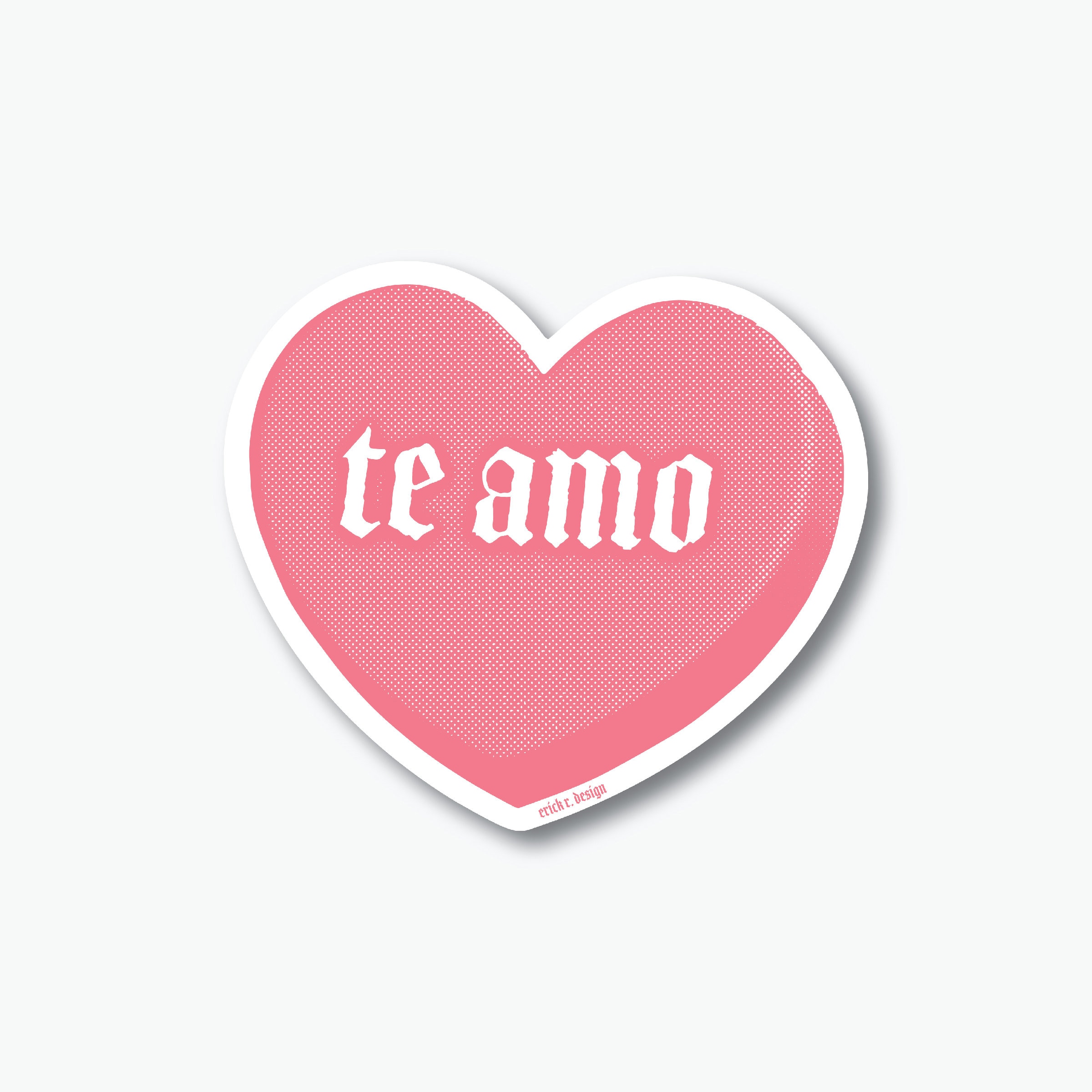 Te Amo Sticker - Etsy