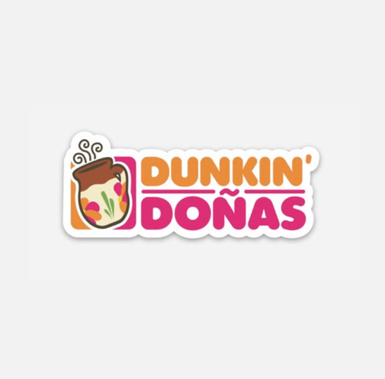 Dunkin' Doñas Sticker - Etsy
