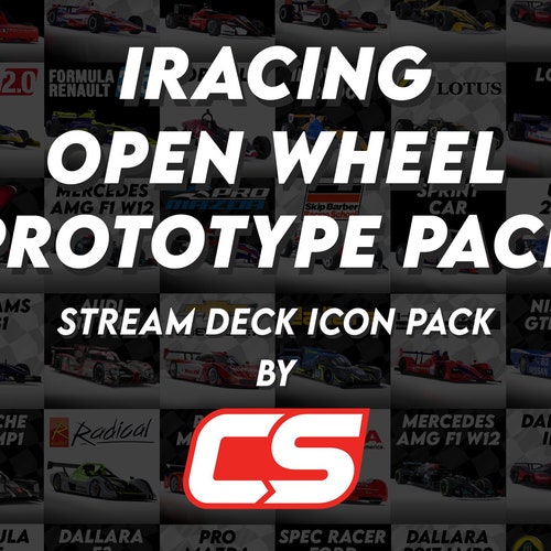 Race Deck Sim Racing Stream Deck Icon Pack - Etsy