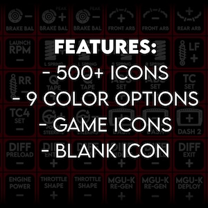 Race Deck - Sim Racing Stream Deck Icon Pack - Etsy