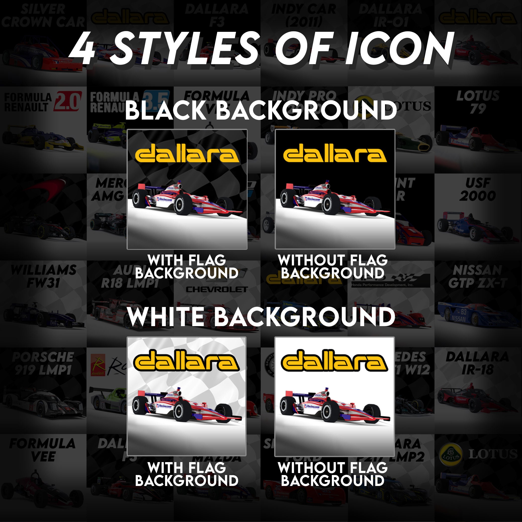 Iracing Open Wheel/prototype Folder Icon Pack - Sim Racing Stream Deck ...