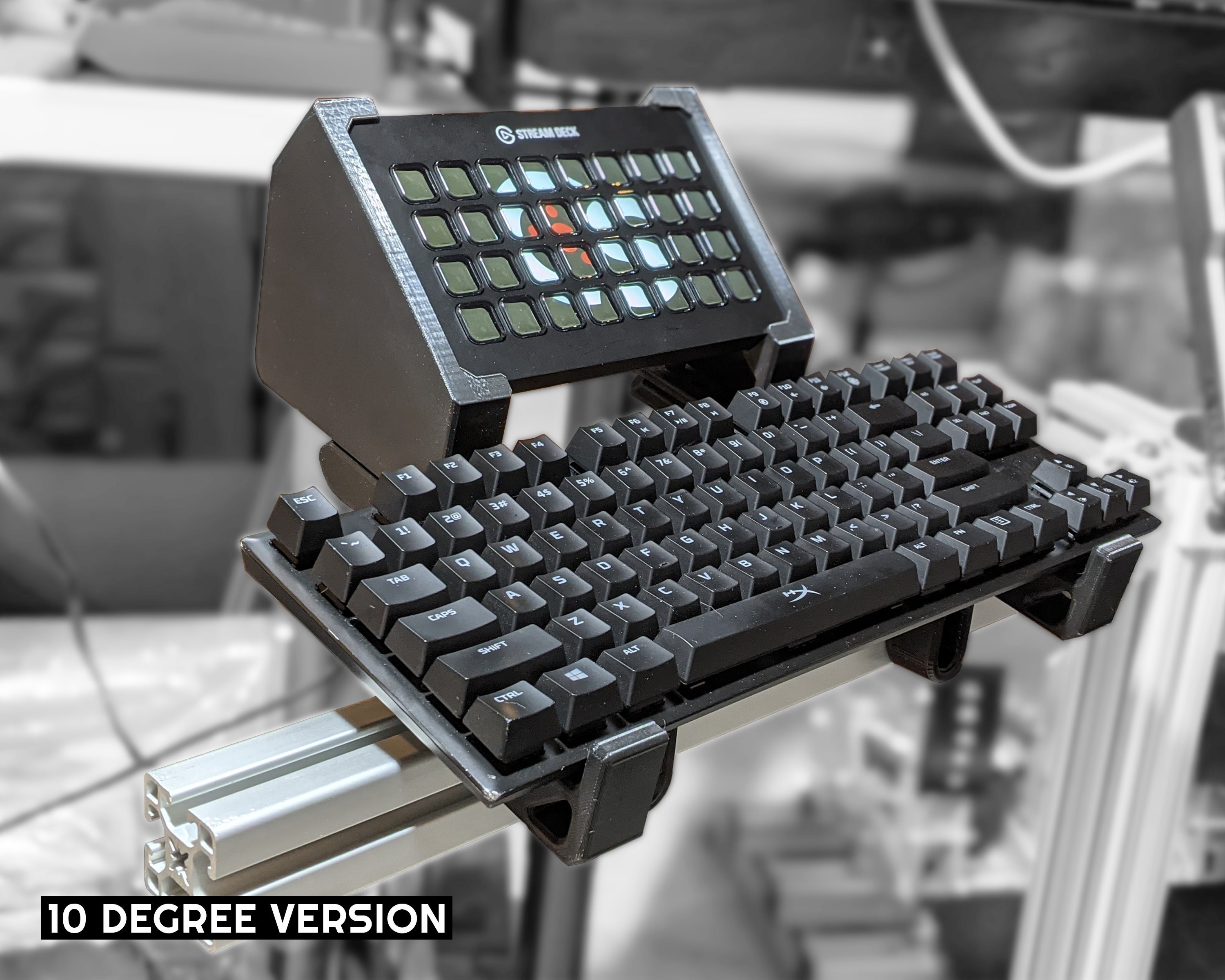 Universal Stream Deck XL Keyboard Holder Combo for Extruded - Etsy UK