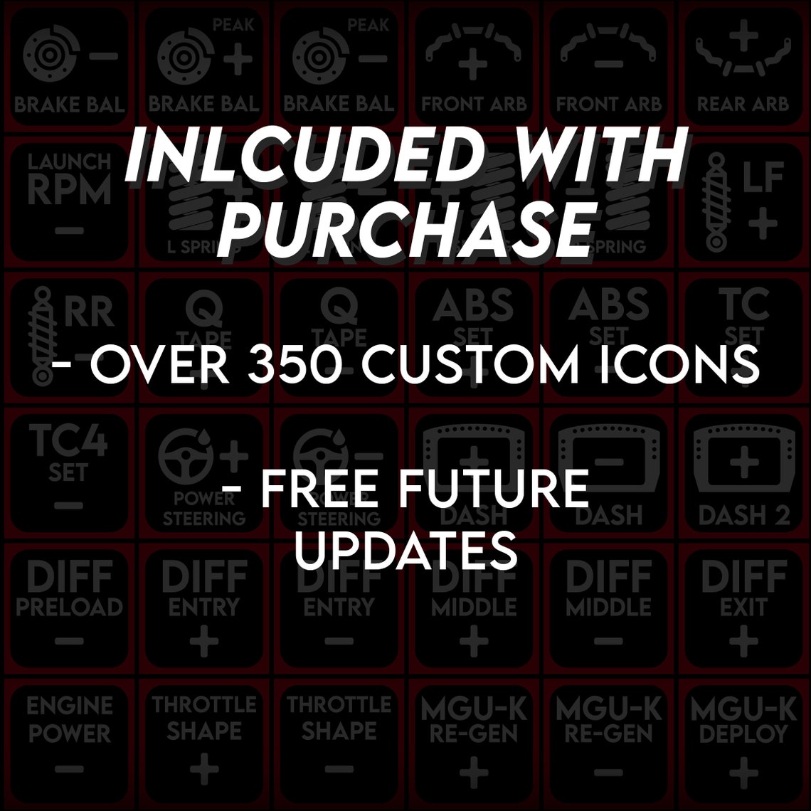 Race Deck Sim Racing Stream Deck Icon Pack - Etsy